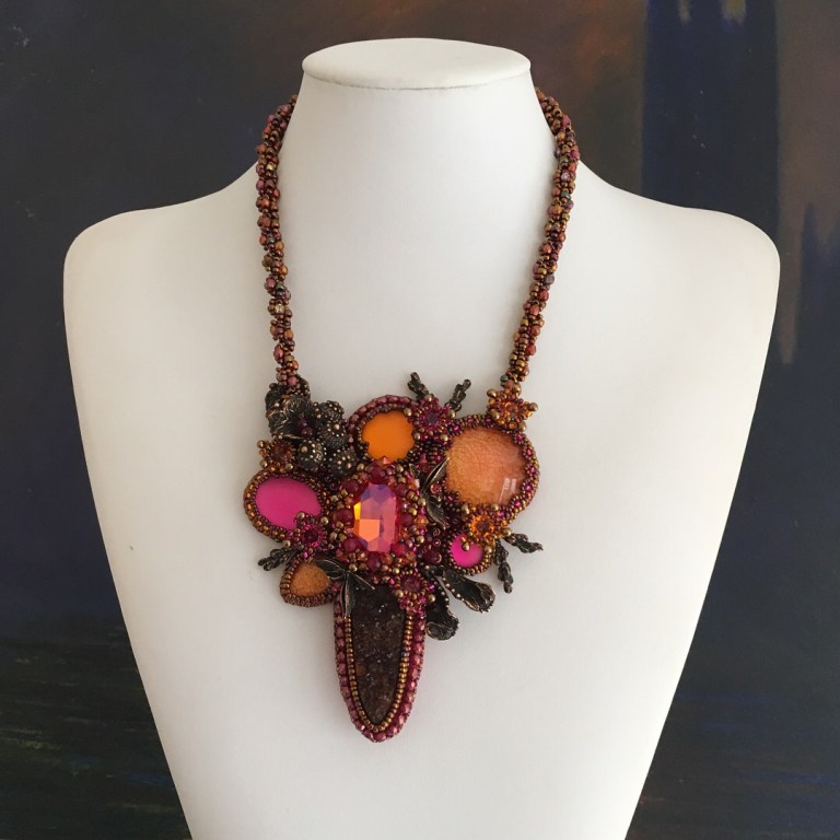 Beadworker’s Guild Challenge 2018 – Indian Summer – The Indecisive Beader
